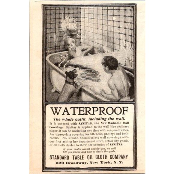 None and/or Unknown | Other | Standard Table Oil Cloth Company Sanitas ...